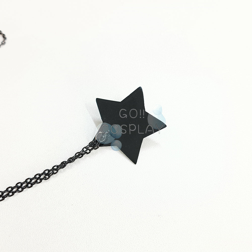Death Busters Cosplay Black Star Necklace for Sale – Go2Cosplay