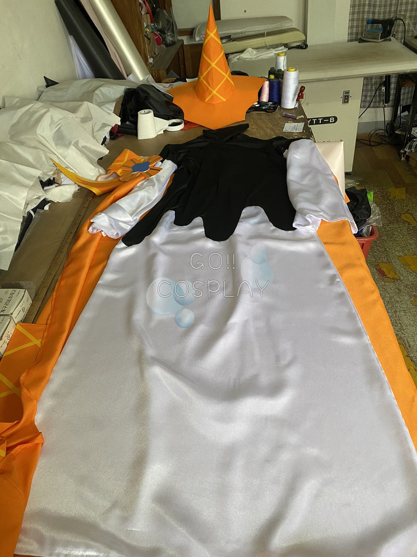 Pure Vanilla Cookie Costume Cookie Run: Kingdom Cosplay Buy – Go2Cosplay